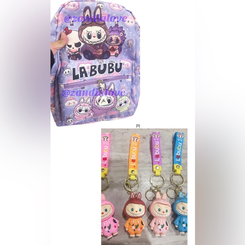 New The Monsters Labubu Backpack / Free Random Labubu… - Gem
